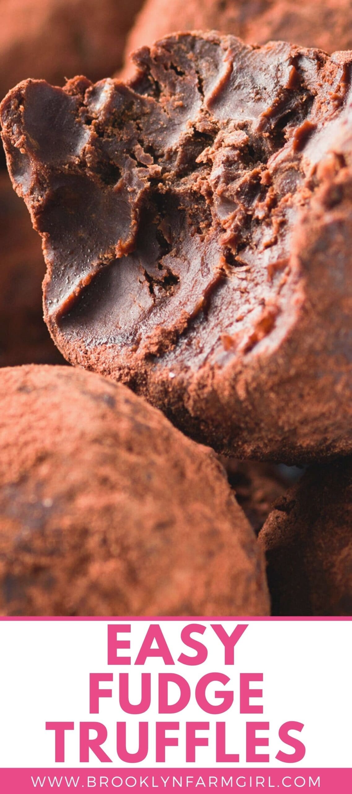 Fudgy Chocolate Truffles - Brooklyn Farm Girl