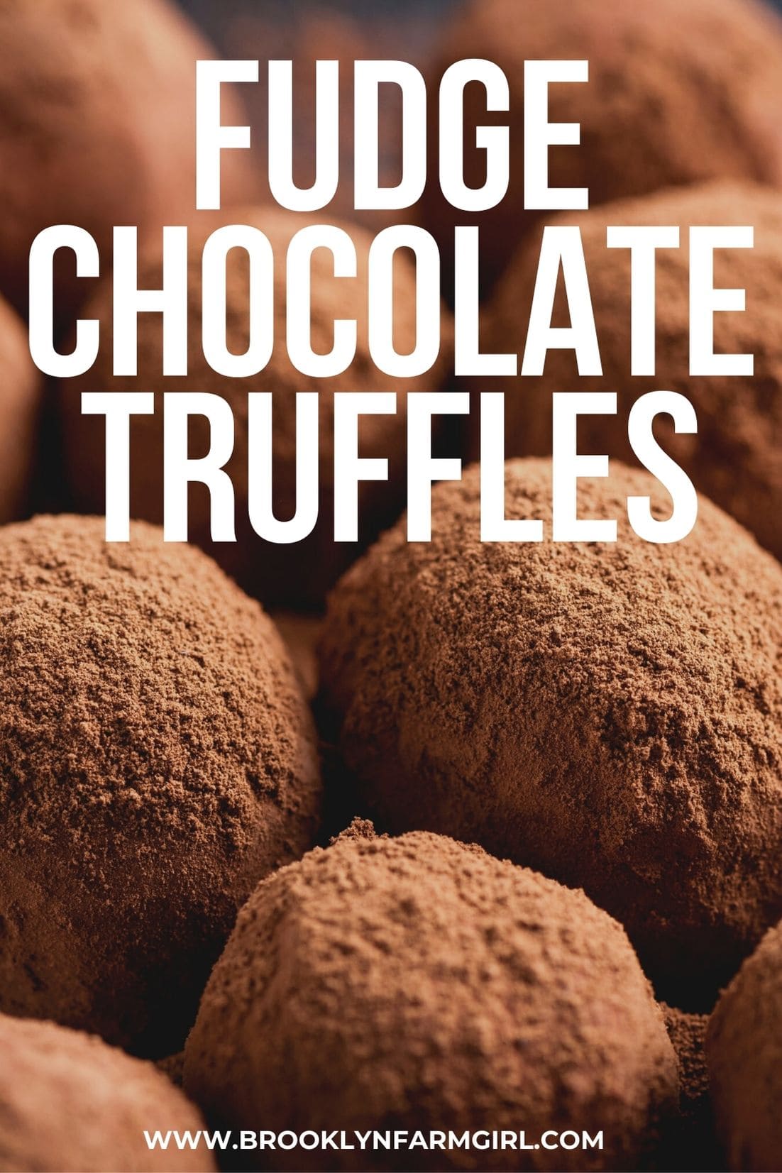 Fudgy Chocolate Truffles - Brooklyn Farm Girl