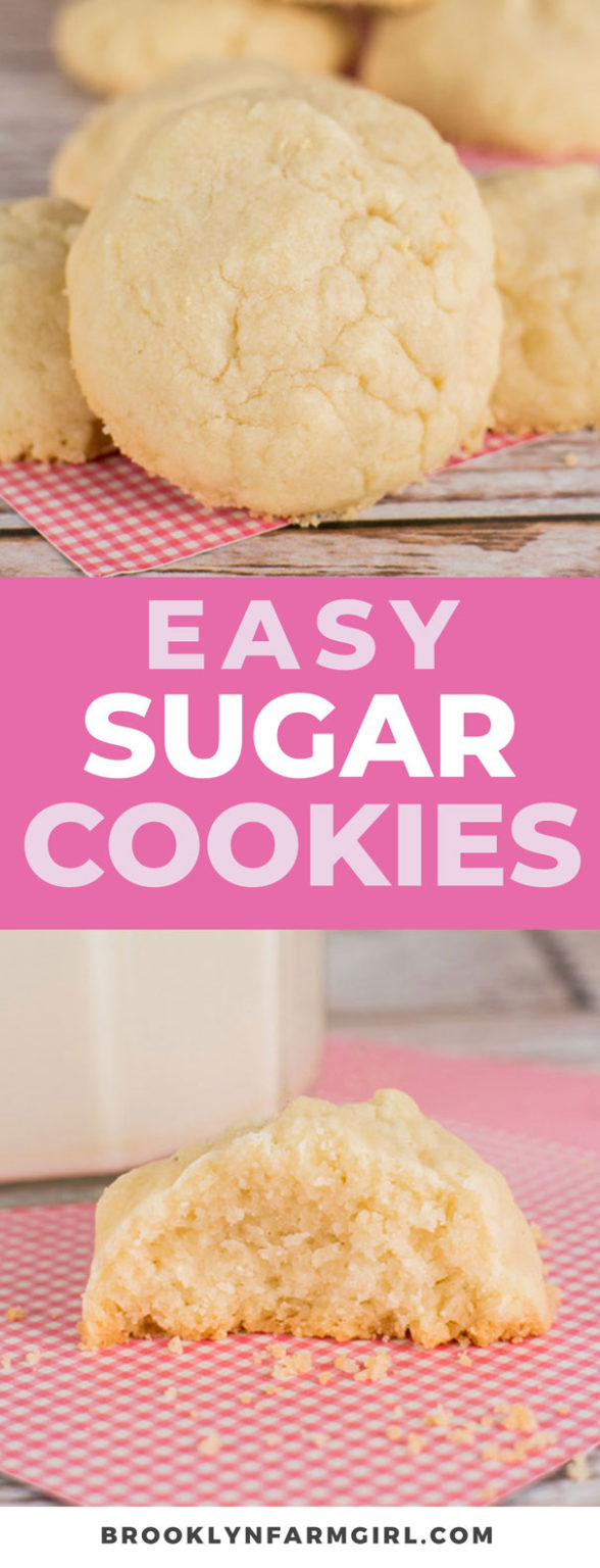 Easy Sugar Cookies - Brooklyn Farm Girl