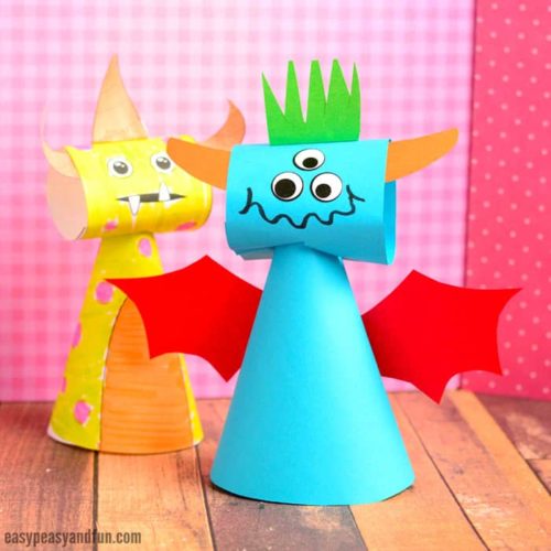 20 Crazy Easy Monster Crafts for Kids - DIY projects for toddlers