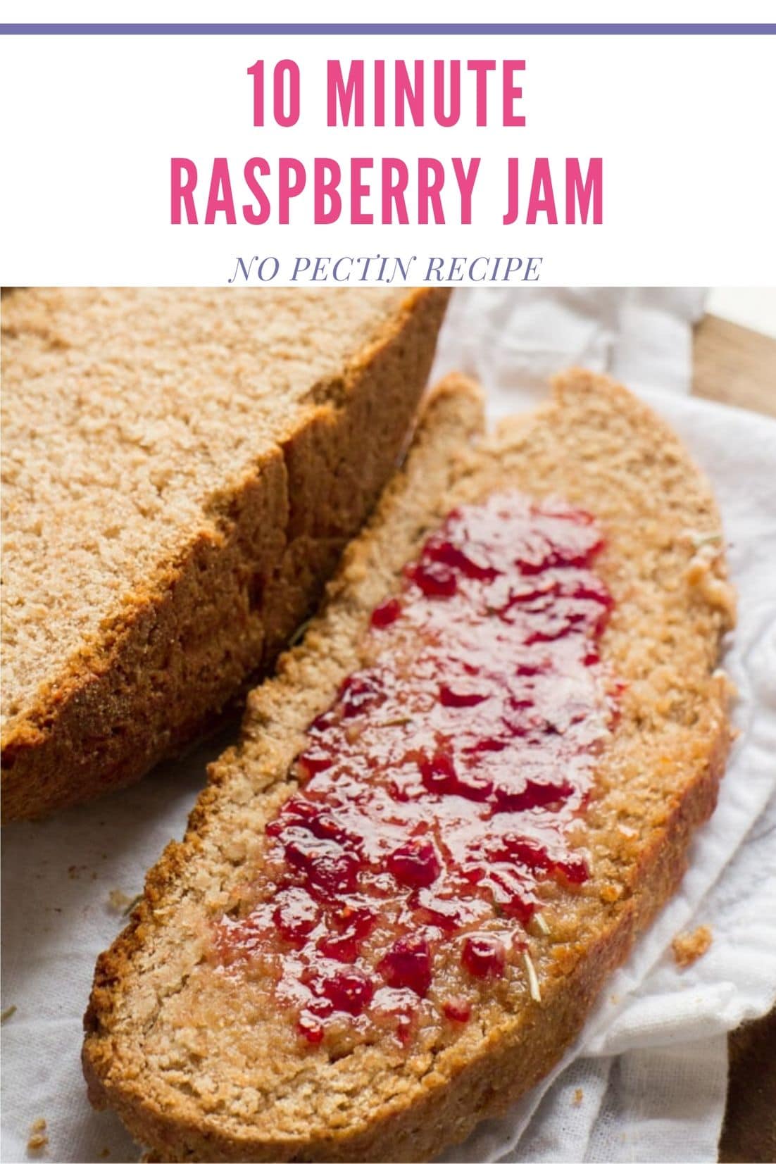 10 Minute Raspberry Jam Recipe - Brooklyn Farm Girl