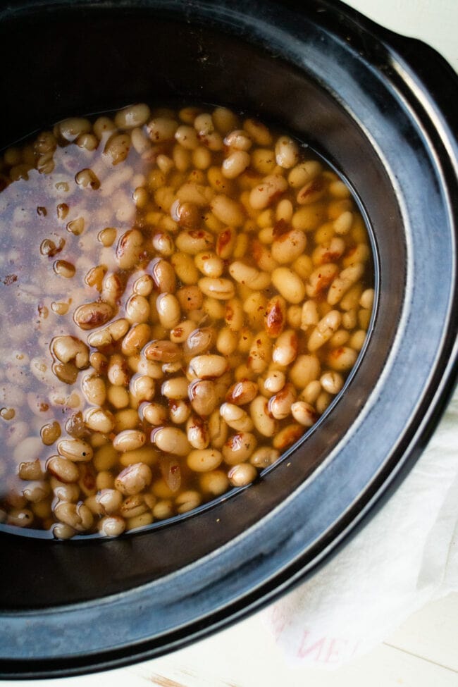 Slow Cooker Refried Beans - Brooklyn Farm Girl