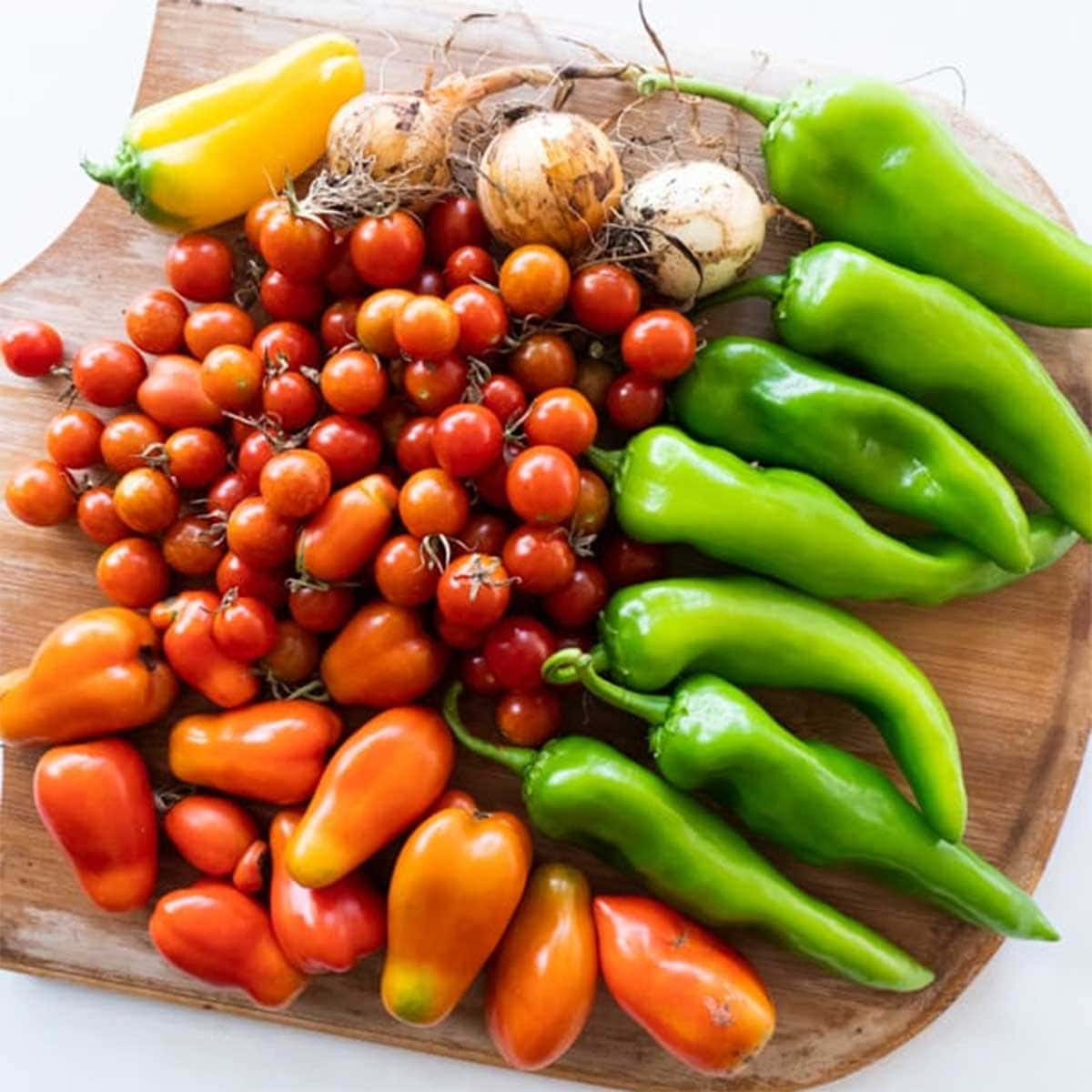 August in the Garden Vegetable Picking - Brooklyn Farm Girl