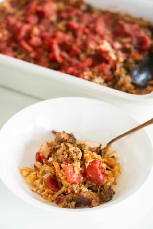 Cabbage Roll Casserole - Brooklyn Farm Girl
