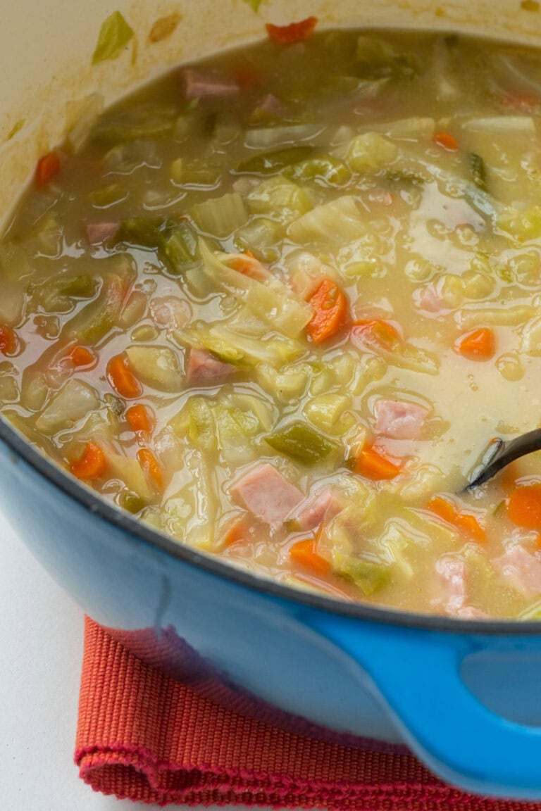 Ham and Cabbage Soup - Brooklyn Farm Girl