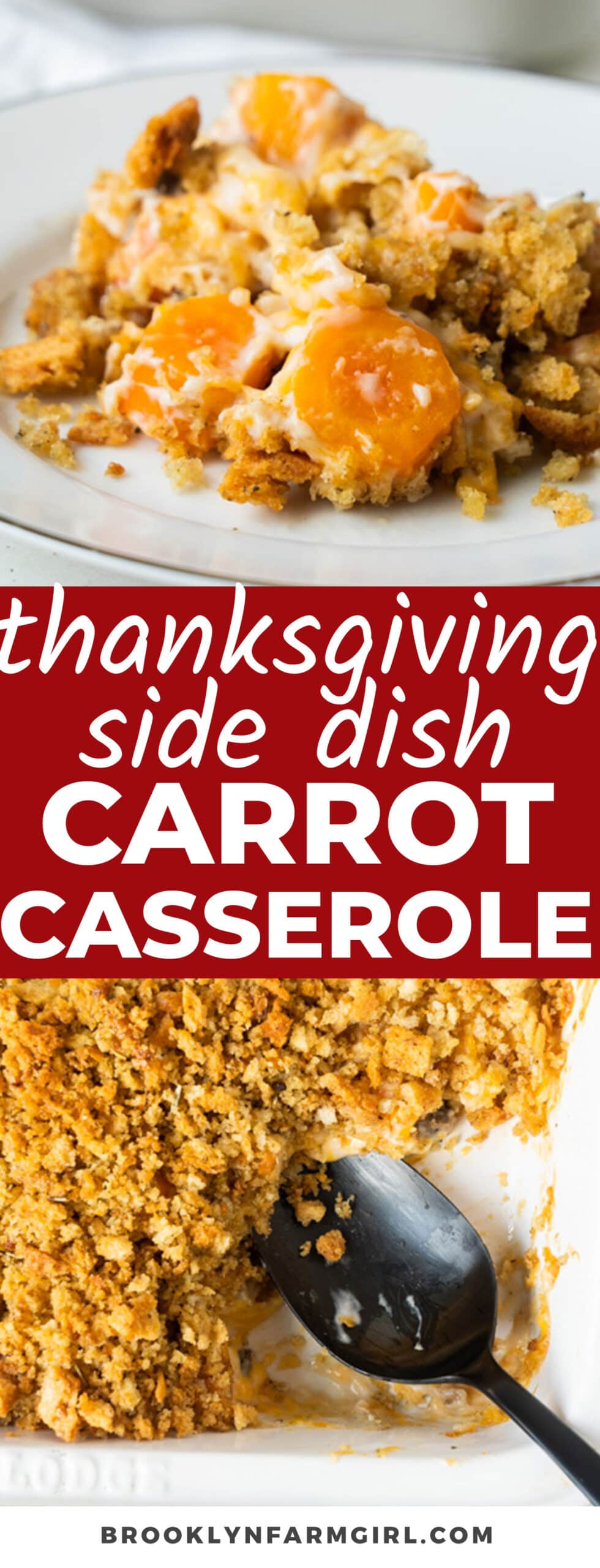 Savory Carrot Casserole with Cheddar Cheese - Brooklyn Farm Girl