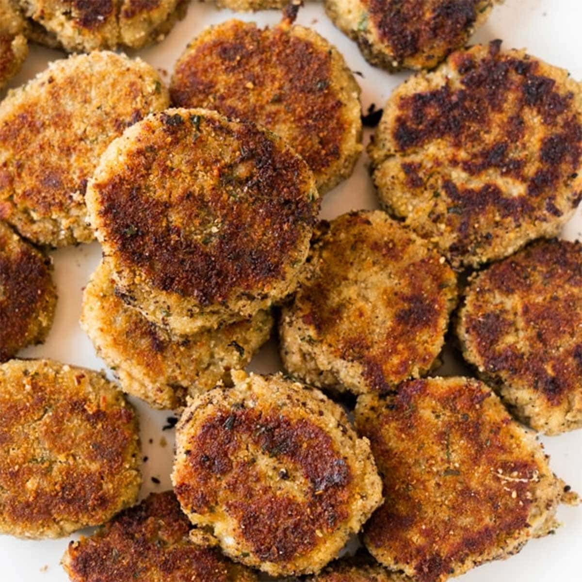 Eggplant Veggie Nuggets - Brooklyn Farm Girl