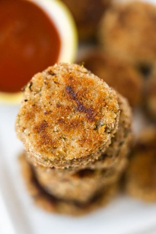 Eggplant Veggie Nuggets - Brooklyn Farm Girl