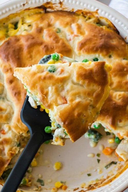 Easy Chicken Pot Pie With Bisquick Crust - Brooklyn Farm Girl