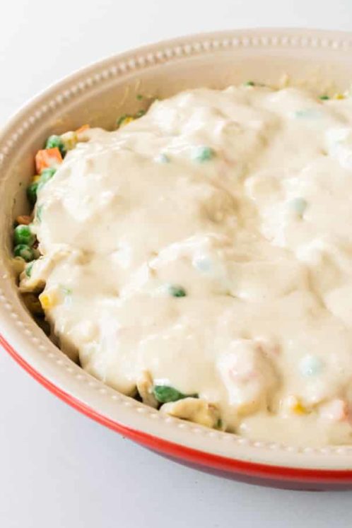 Easy Chicken Pot Pie With Bisquick Crust - Brooklyn Farm Girl