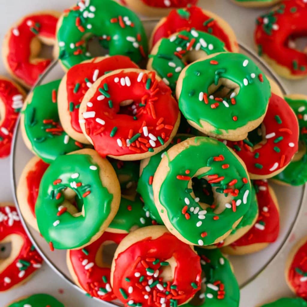 Christmas Donut Cookies - Brooklyn Farm Girl