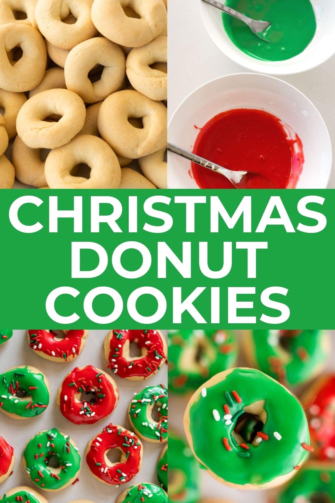 Christmas Donut Cookies - Brooklyn Farm Girl