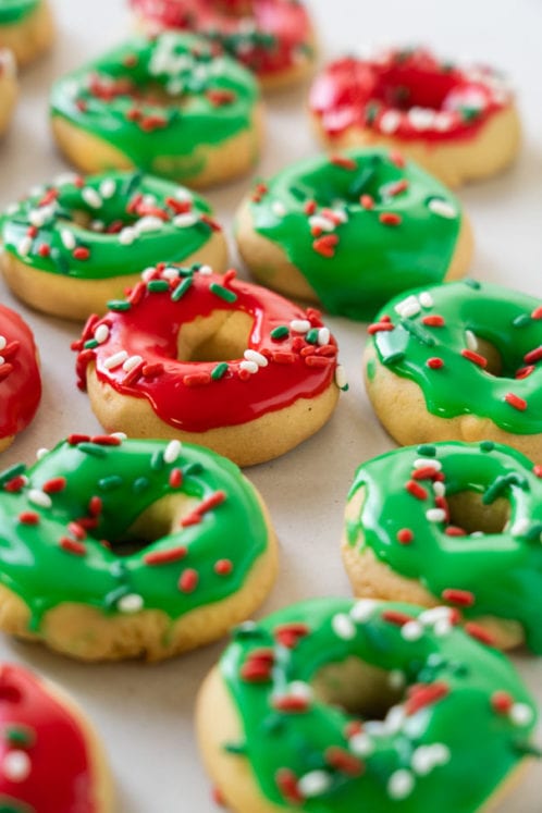 Christmas Donut Cookies - Brooklyn Farm Girl