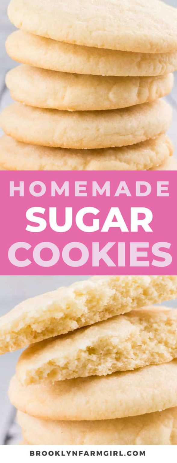 Homemade Sugar Cookies - Brooklyn Farm Girl