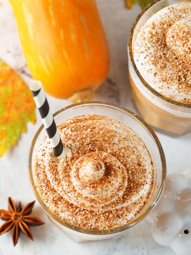 Leftover Pumpkin Pie Milkshake - Brooklyn Farm Girl
