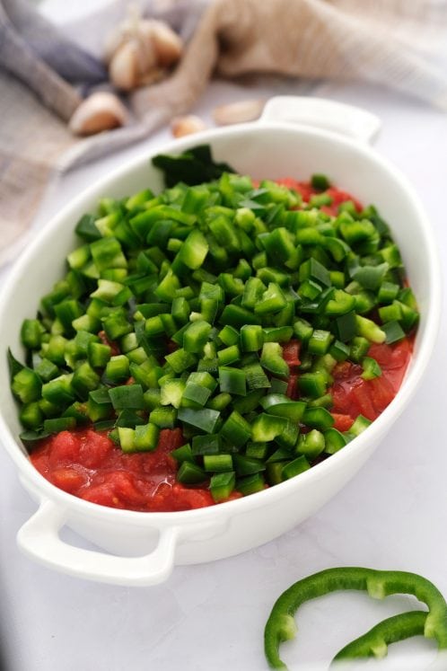 Unstuffed Bell Pepper Casserole with Ground Beef - Brooklyn Farm Girl