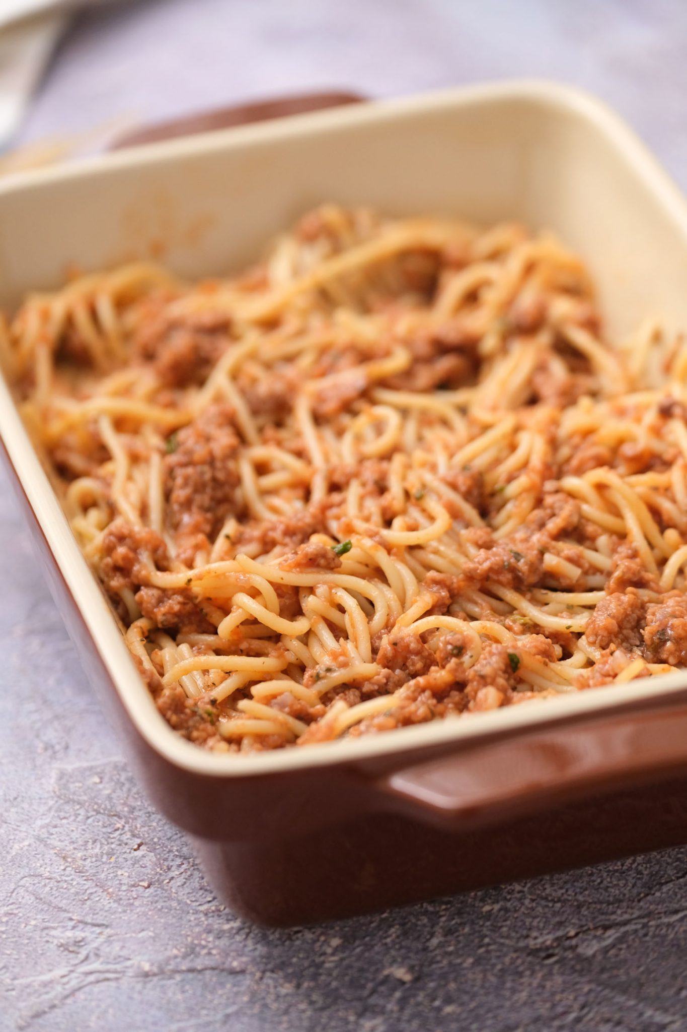 Leftover Spaghetti Casserole - Brooklyn Farm Girl