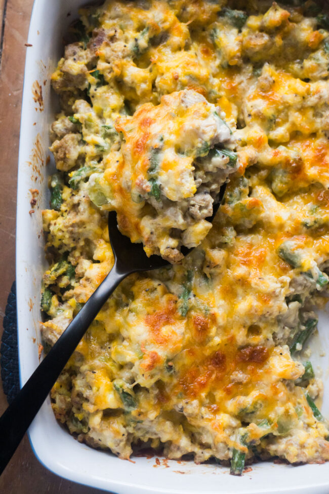 Scrambled Egg Ground Beef Casserole (Breakfast or Dinner) - Brooklyn ...
