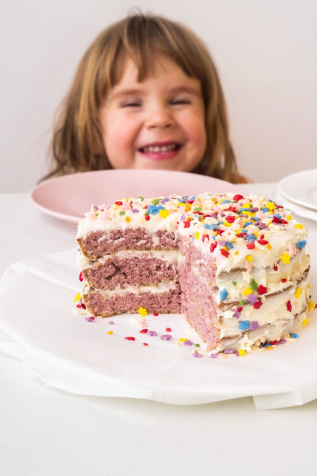 3 Layer 6 Inch Birthday Cake - Brooklyn Farm Girl