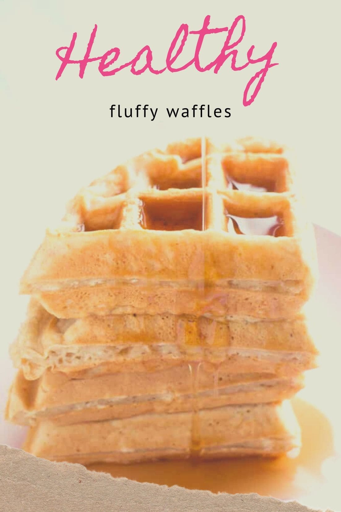 No Butter Fluffy Waffles - Brooklyn Farm Girl