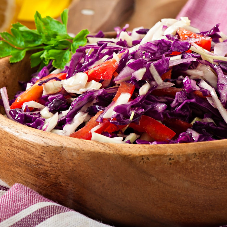 Red Cabbage Salad - Brooklyn Farm Girl