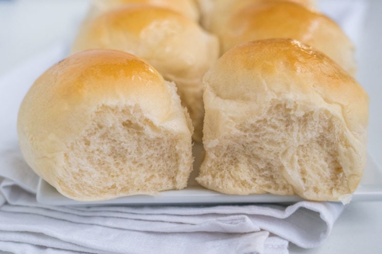 Fluffy Bread Machine Rolls - Brooklyn Farm Girl