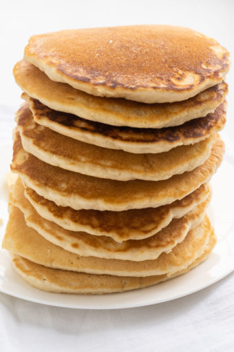 No Milk No Eggs Pancakes - Brooklyn Farm Girl