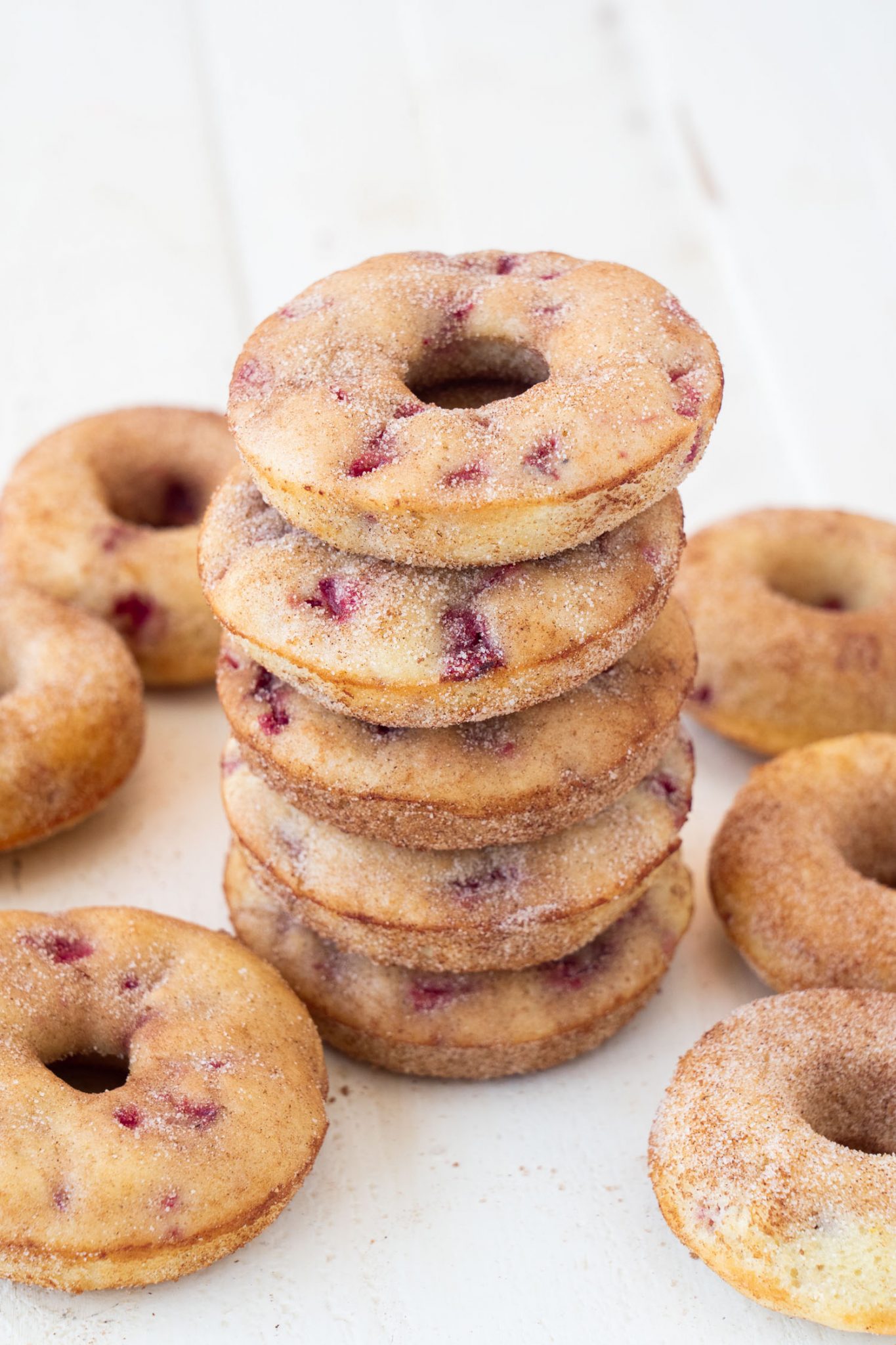 Baked Strawberry Donuts - Brooklyn Farm Girl