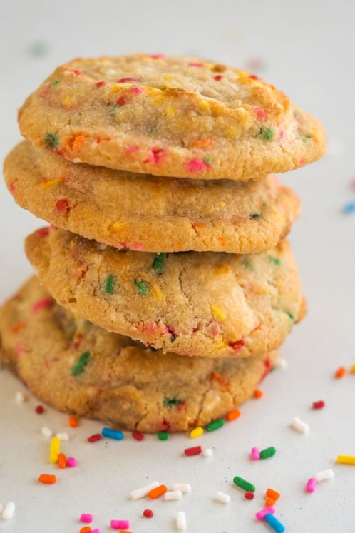 Chewy Confetti Cookies - Brooklyn Farm Girl