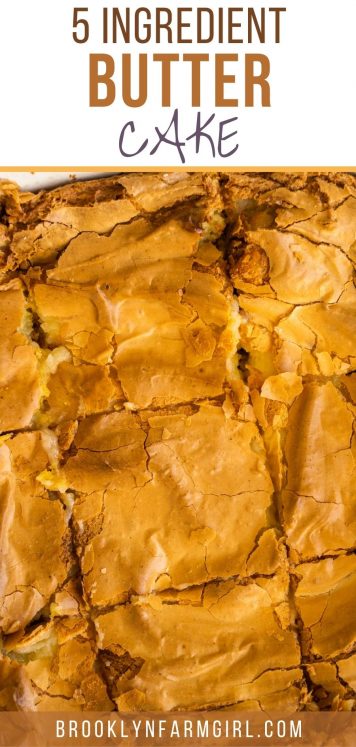 Cake Mix Butter Cake - Brooklyn Farm Girl
