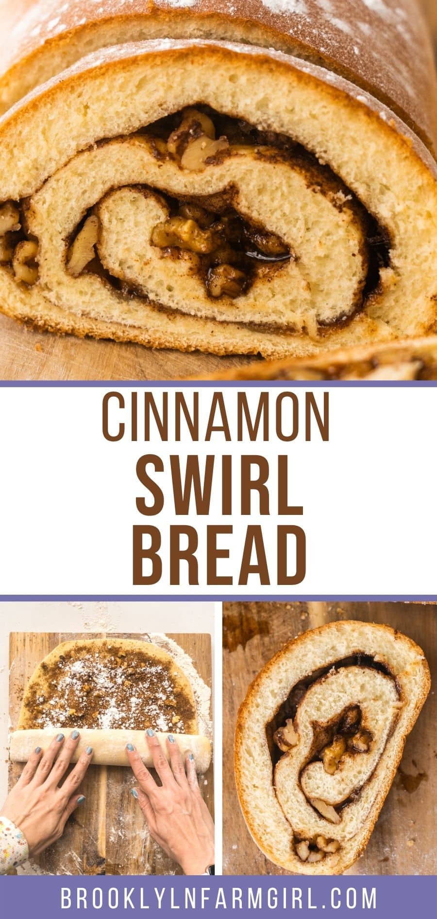 Cinnamon Swirl Bread - Brooklyn Farm Girl