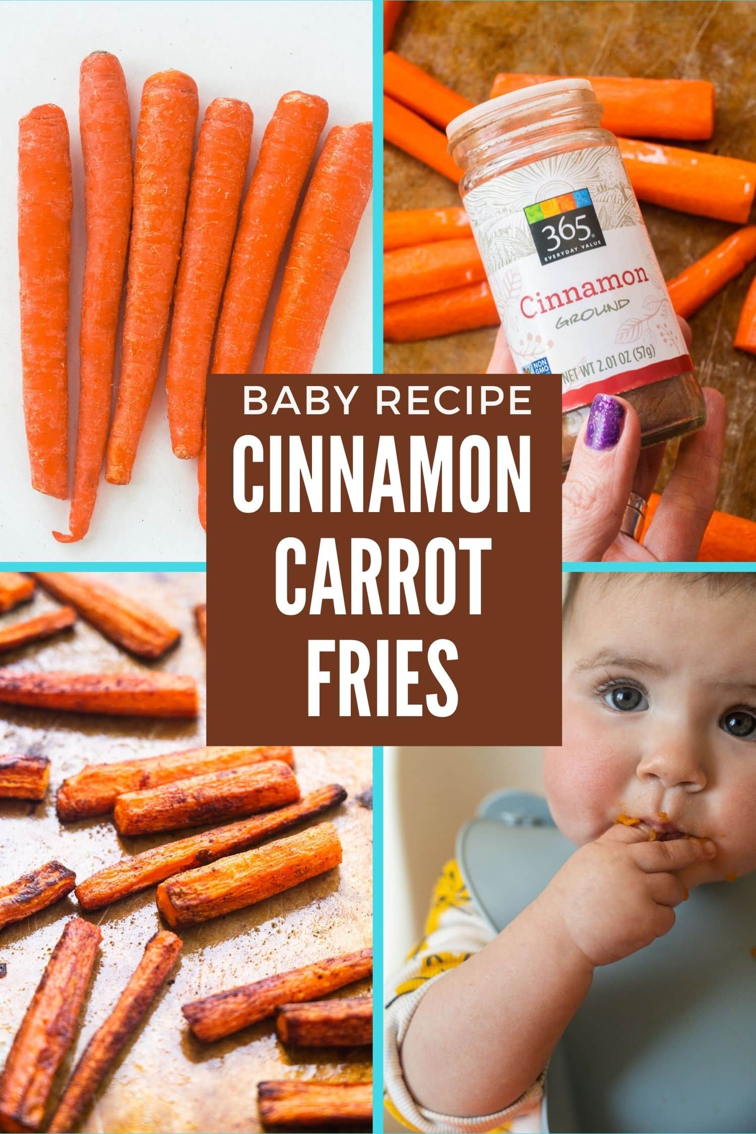 Cinnamon Carrot Fries for Baby - Brooklyn Farm Girl