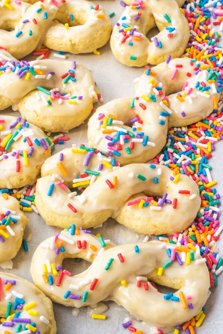 Italian Anise Cookies with Sprinkles - Brooklyn Farm Girl