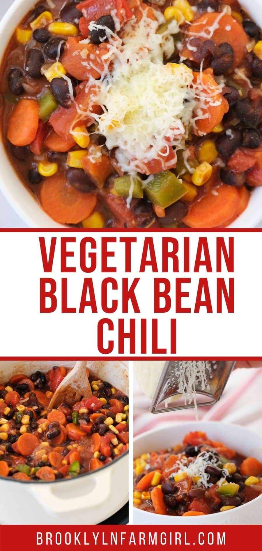 Vegetarian Black Bean Chili - Brooklyn Farm Girl