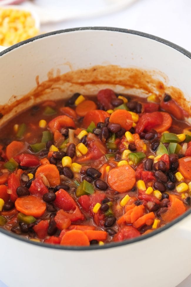 Vegetarian Black Bean Chili - Brooklyn Farm Girl