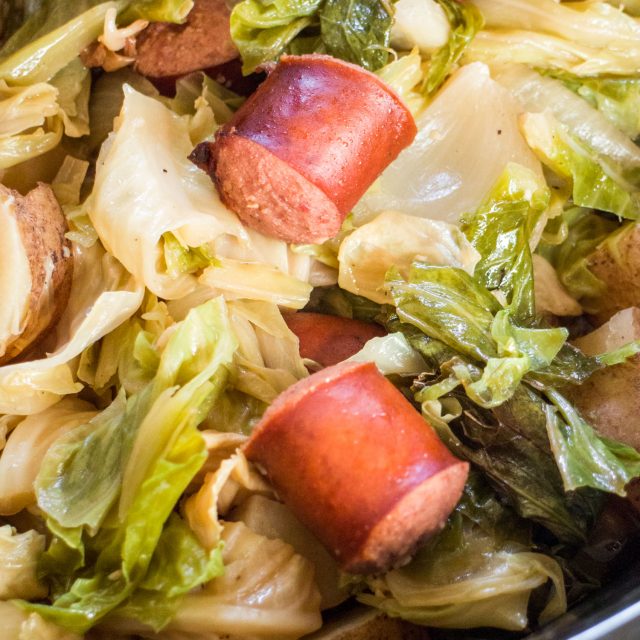 Slow Cooker Kielbasa and Cabbage Recipe - Easy Crockpot Meal!