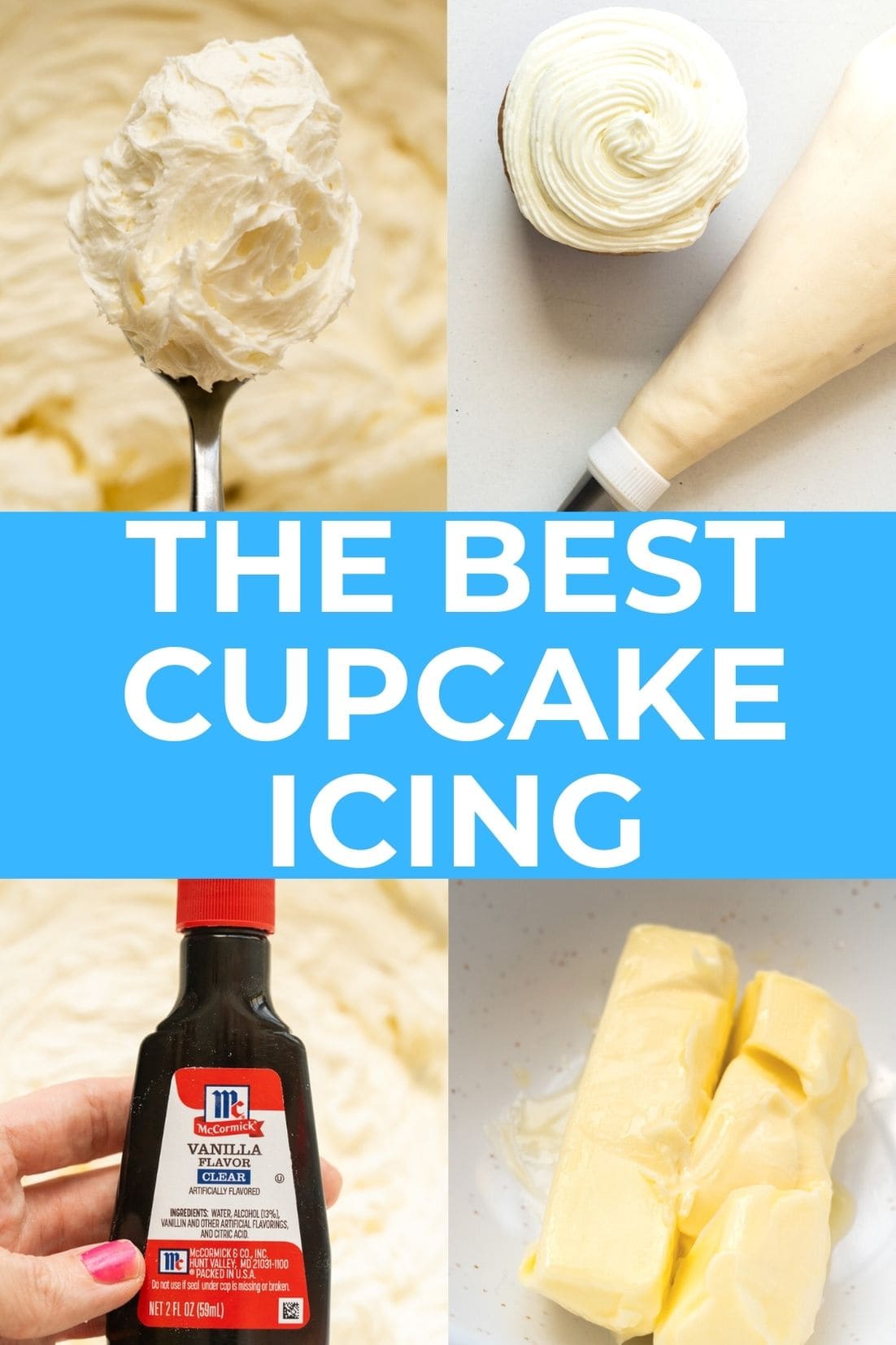 Buttercream Icing for Cupcakes (Vanilla and Chocolate) - Brooklyn Farm Girl