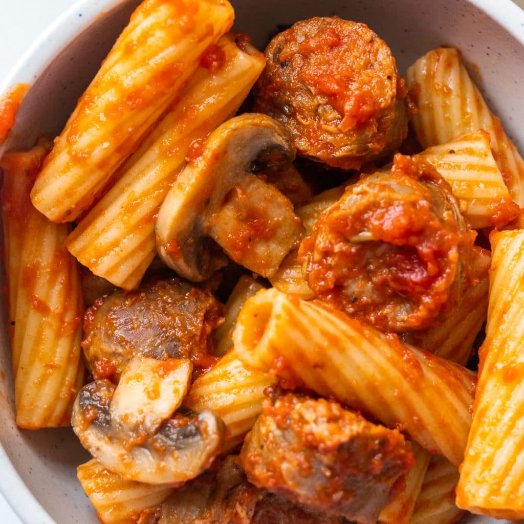 Italian Sausage Pasta - Brooklyn Farm Girl