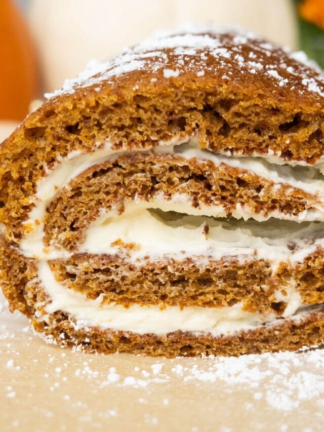 Pumpkin Roll Step by Step Directions - Brooklyn Farm Girl