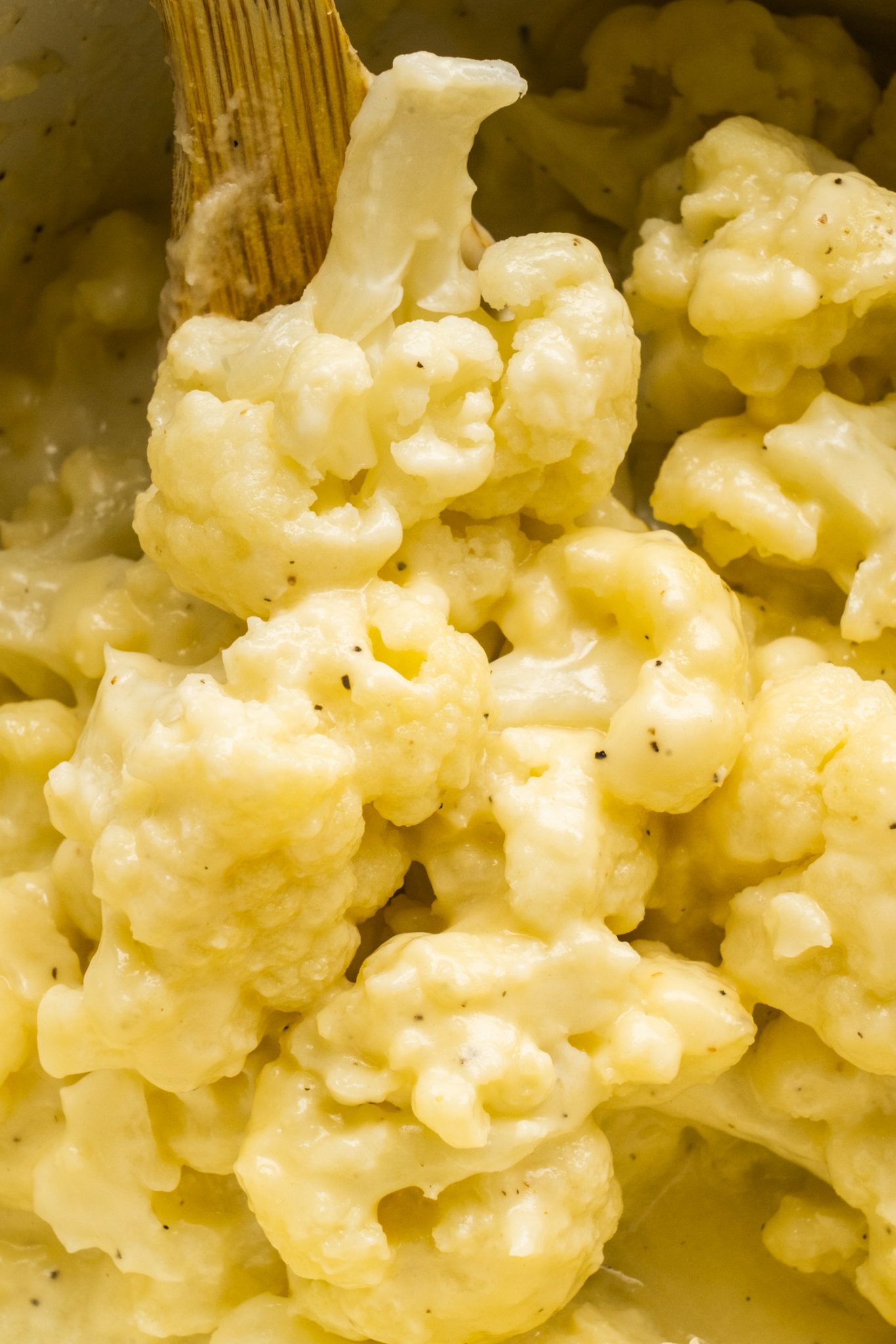 Cheesy Cauliflower (Cheddar Cheese) - Brooklyn Farm Girl