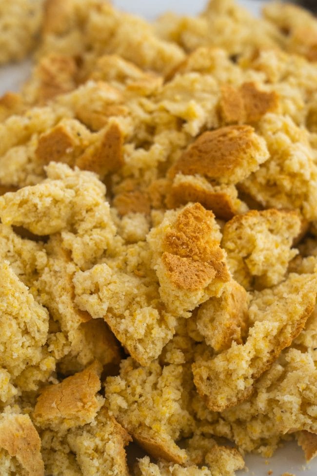 Southern Cornbread Dressing - Brooklyn Farm Girl