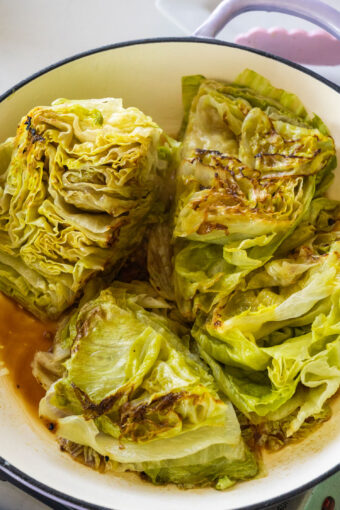 Cooked Lettuce in Chicken Broth (Any Lettuce Type!) - Brooklyn Farm Girl