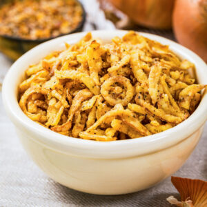 How to Make Fried Onions Recipe - Brooklyn Farm Girl