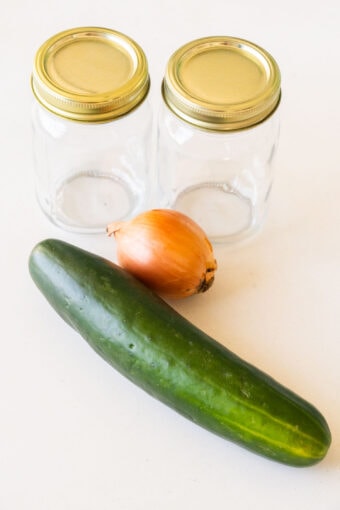 Microwave Pickles (8 minute pickles!) - Brooklyn Farm Girl