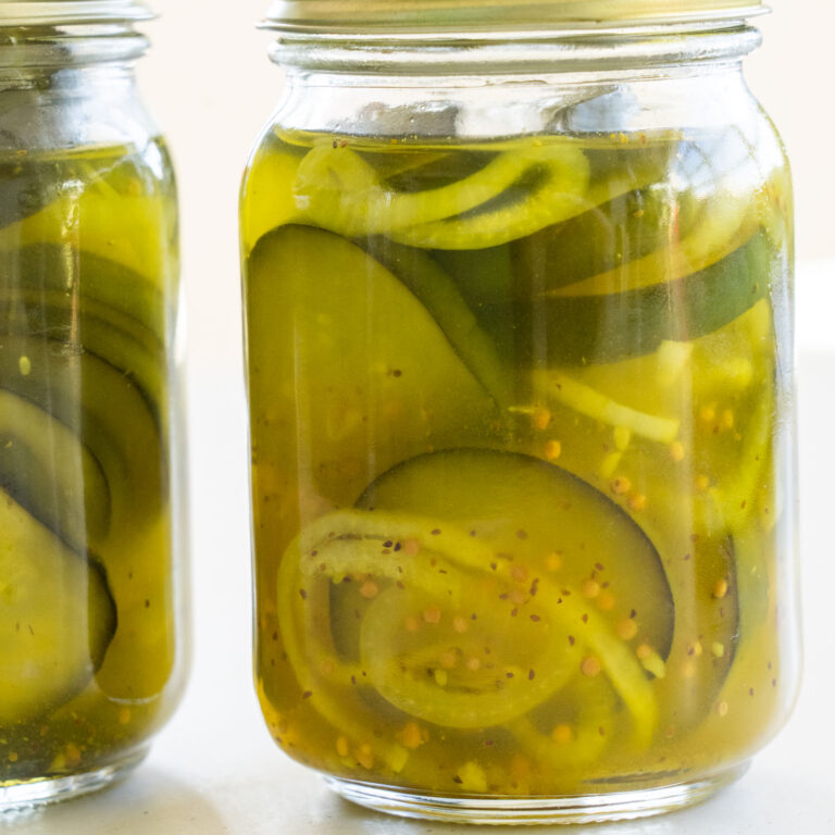 Microwave Pickles (8 minute pickles!) - Brooklyn Farm Girl