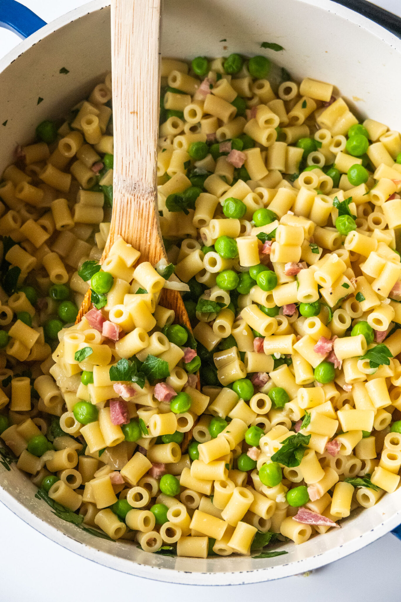 Pasta and Peas (30 Minute Family Meal) - Brooklyn Farm Girl