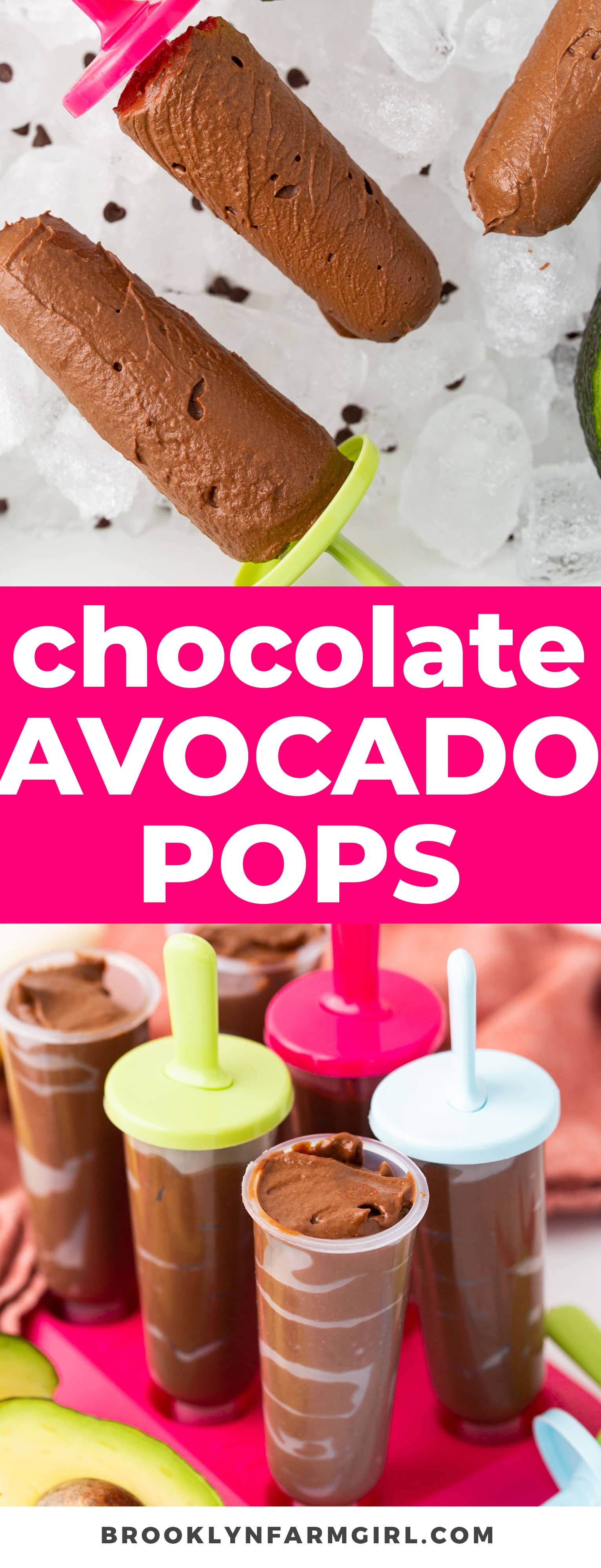 Chocolate Avocado Fudge Pops - Brooklyn Farm Girl