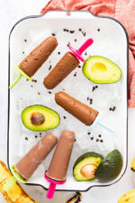 Chocolate Avocado Fudge Pops - Brooklyn Farm Girl