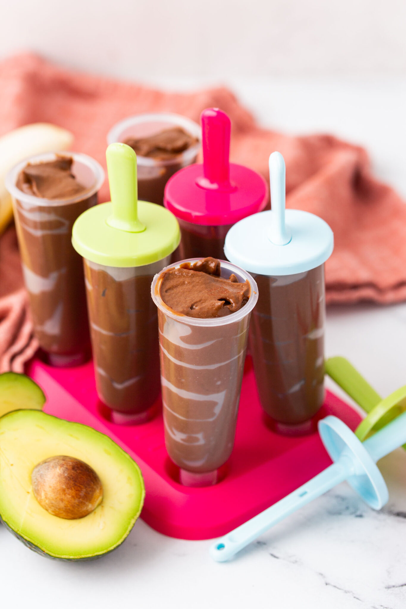 Chocolate Avocado Fudge Pops - Brooklyn Farm Girl