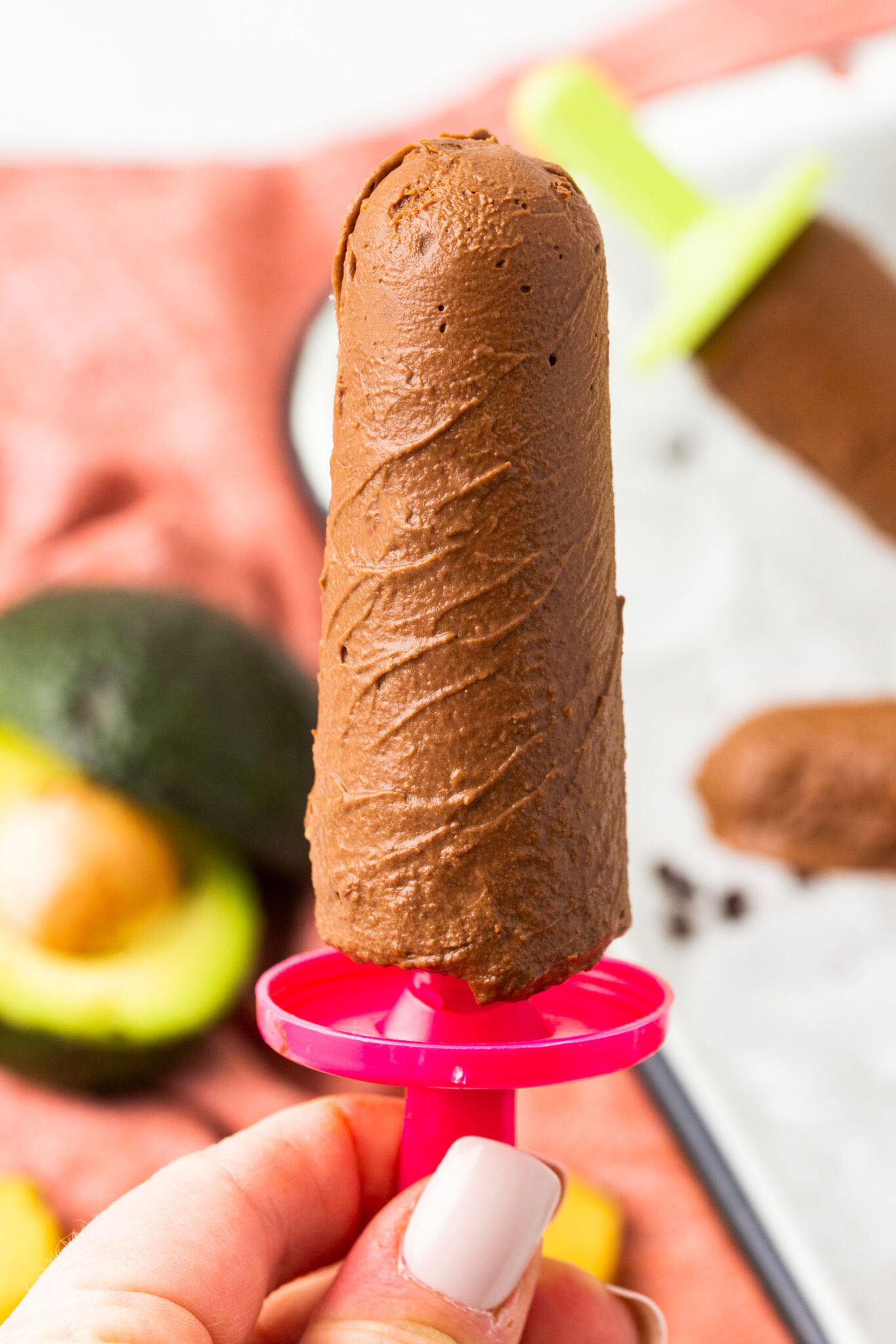 Chocolate Avocado Fudge Pops - Brooklyn Farm Girl
